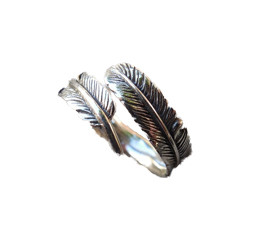 silber ring feder